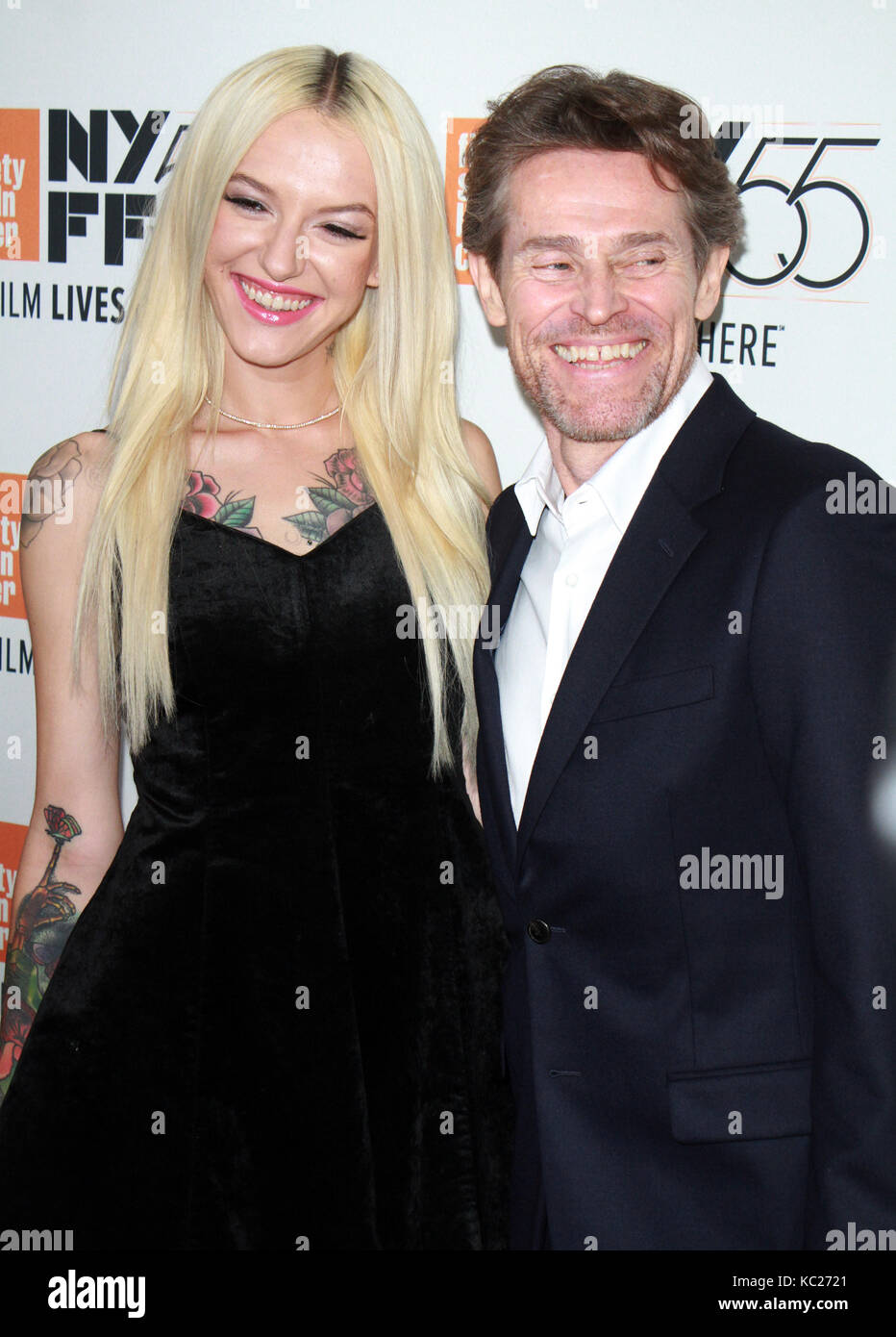 New York, NY, USA. 01st Oct, 2017. Bria Vinaite, Willem Dafoe, attend ...