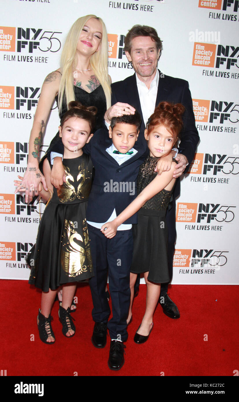 New York, NY, USA. 01st Oct, 2017. Bria Vinaite, Willem Dafoe, Brooklyn ...