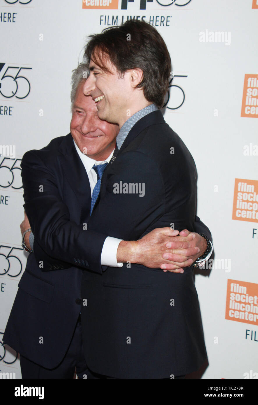 New York, NY, USA. 01st Oct, 2017. Dustin Hoffman, Noah Baumbach attend ...