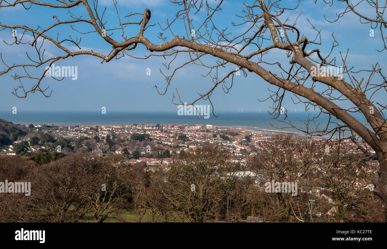 View Of Colwyn Bay, The Conwy County Borough On The North Coast Of ...