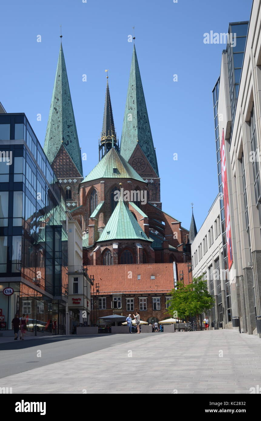 Lubeck church colour hi-res stock photography and images - Alamy