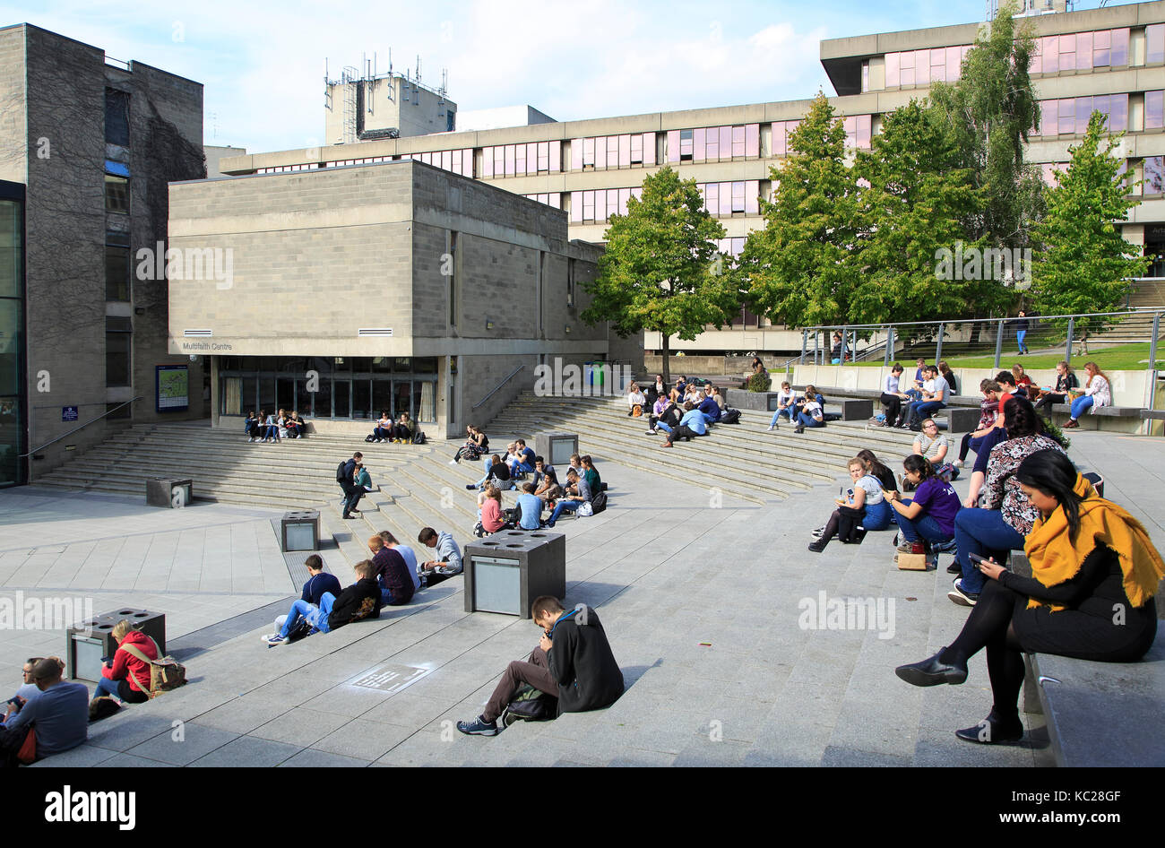 Uea university of east anglia campus students uk norwich hi-res stock ...