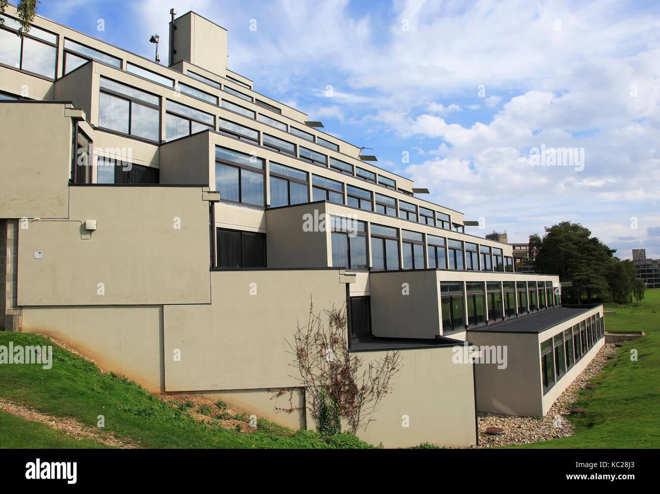 Uea norfolk norwich university ziggurat architecture hi-res stock ...