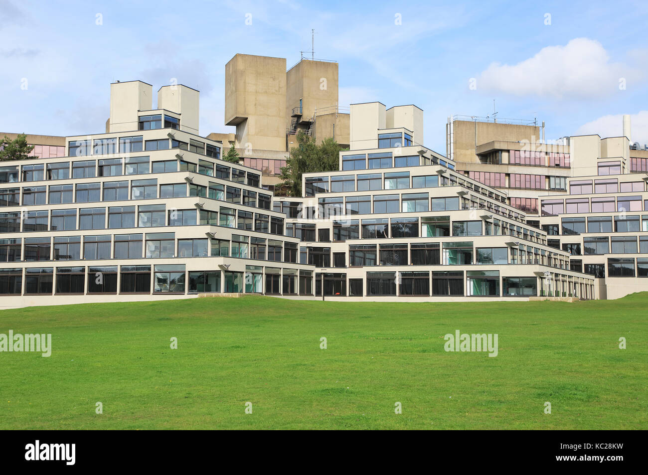 Uea norfolk norwich university ziggurat architecture hi-res stock ...