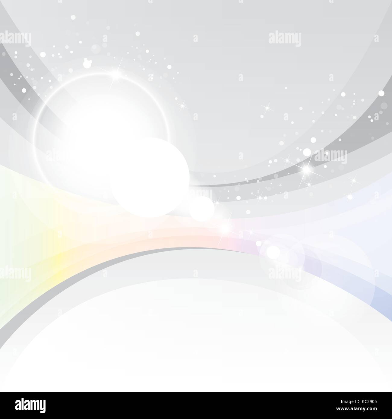 Silver abstract vector background, lighting effects Stock Vector Image ...