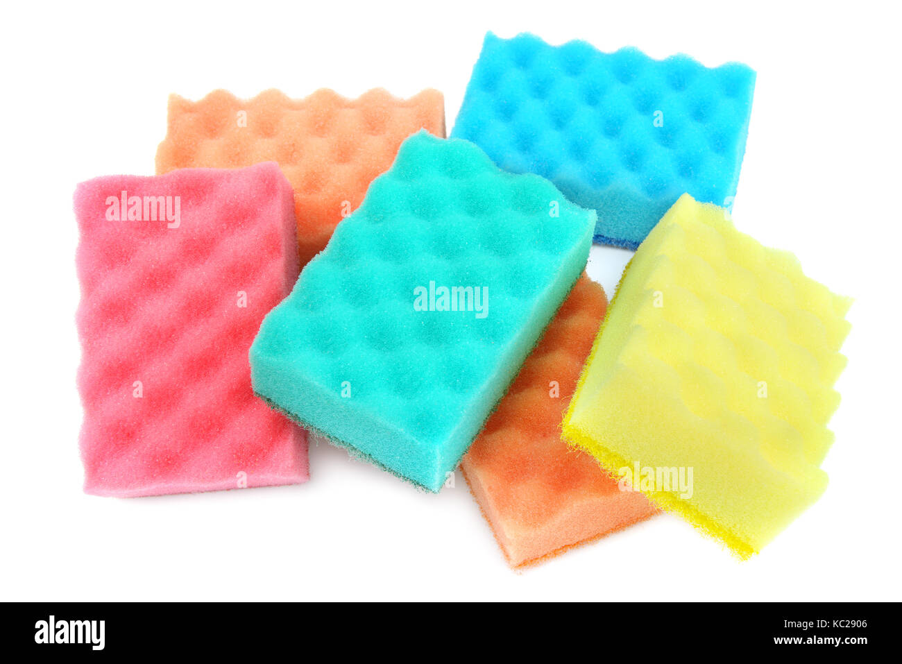 foam sponge isolated on white background Stock Photo - Alamy
