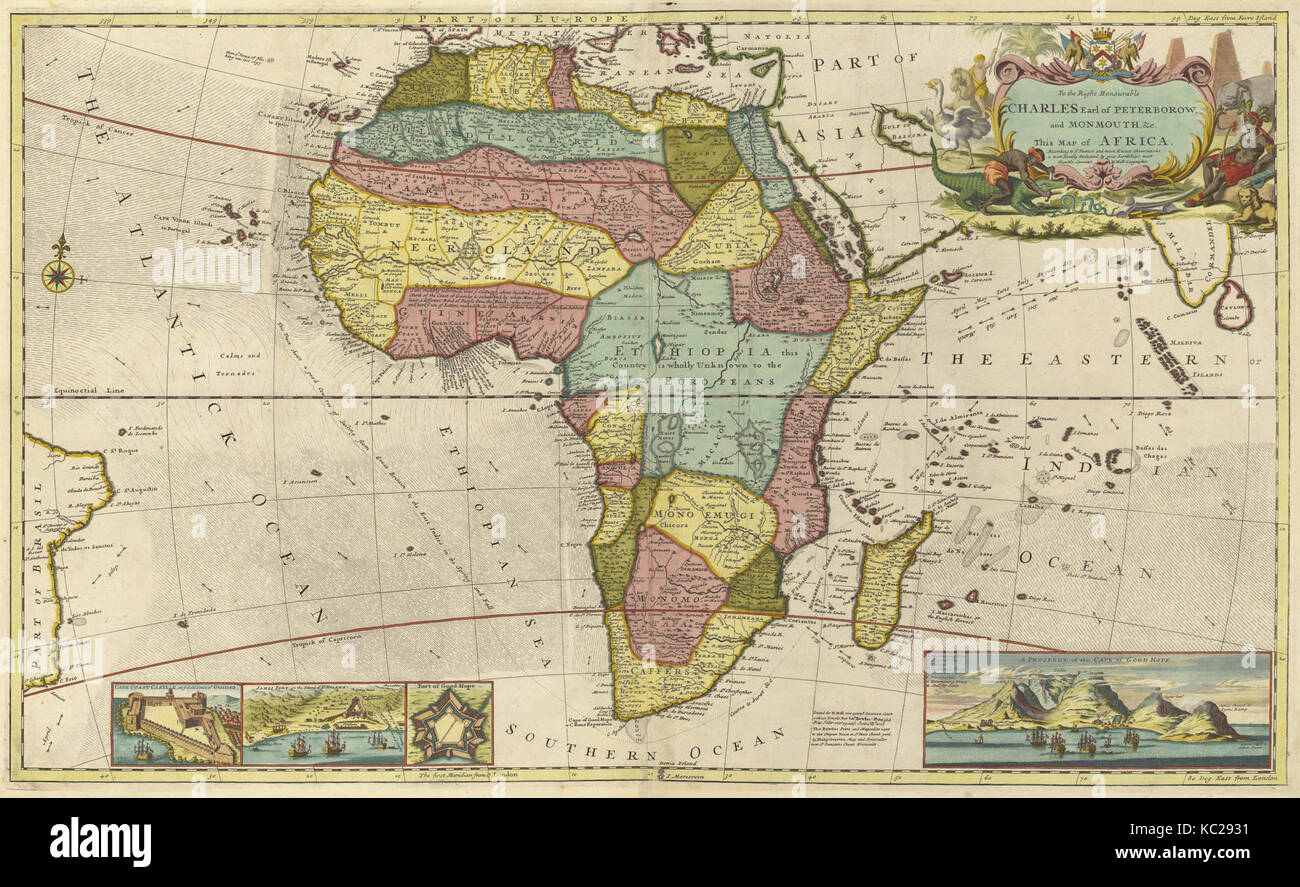 Africa Old Map High Resolution Stock Photography and Images - Alamy