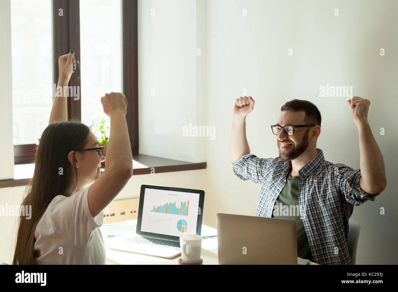 Rising arms hi-res stock photography and images - Alamy