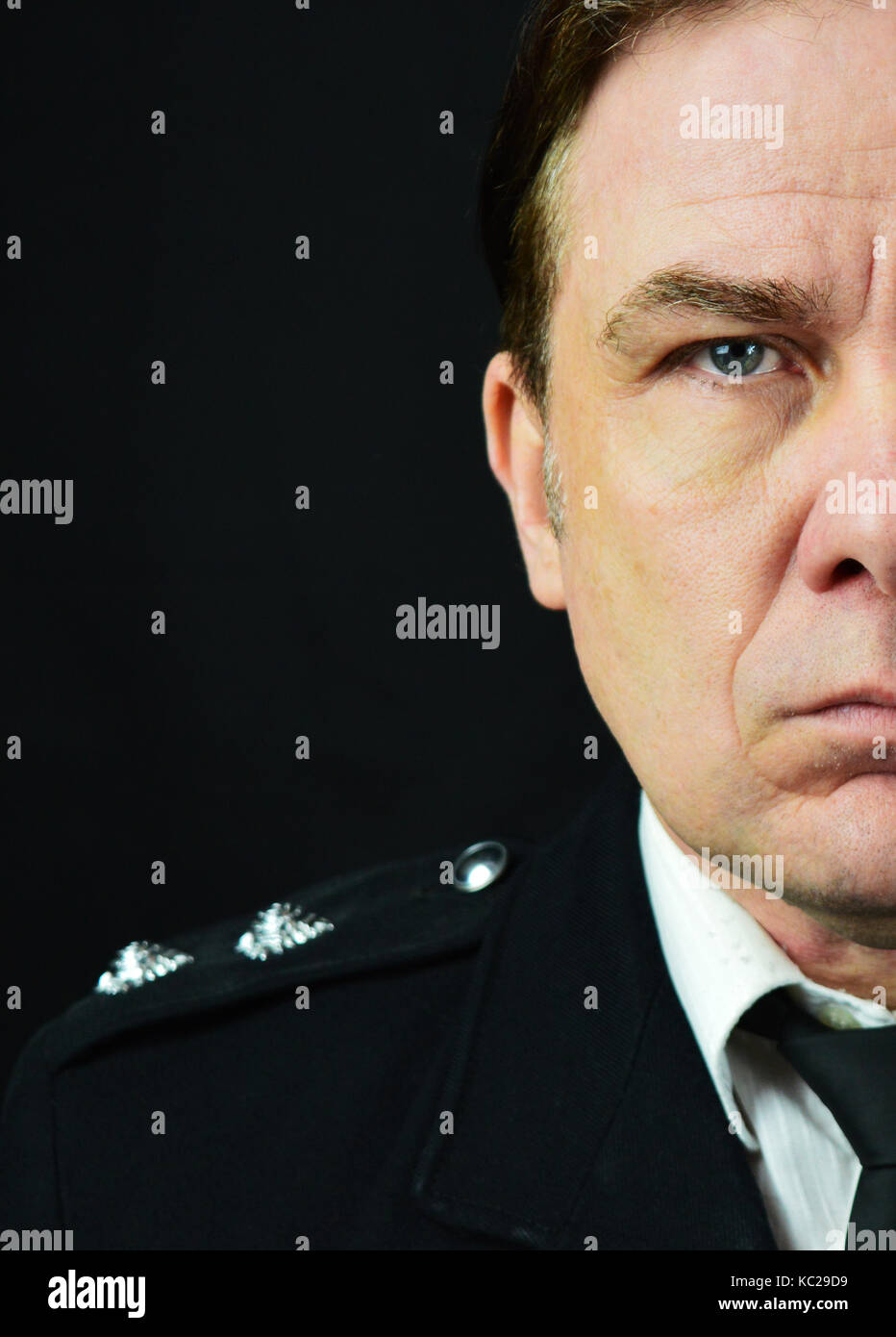 British Police Officer Stock Photo - Alamy