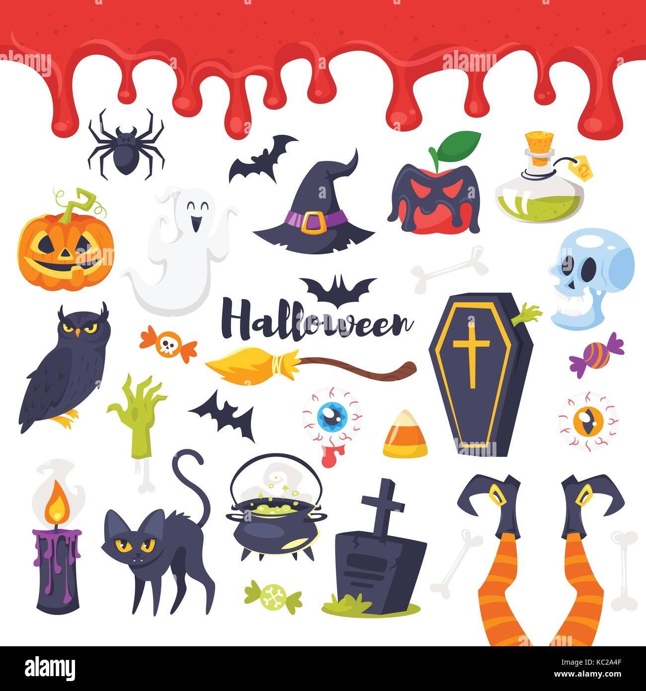 Halloween cat candy Stock Vector Images - Alamy