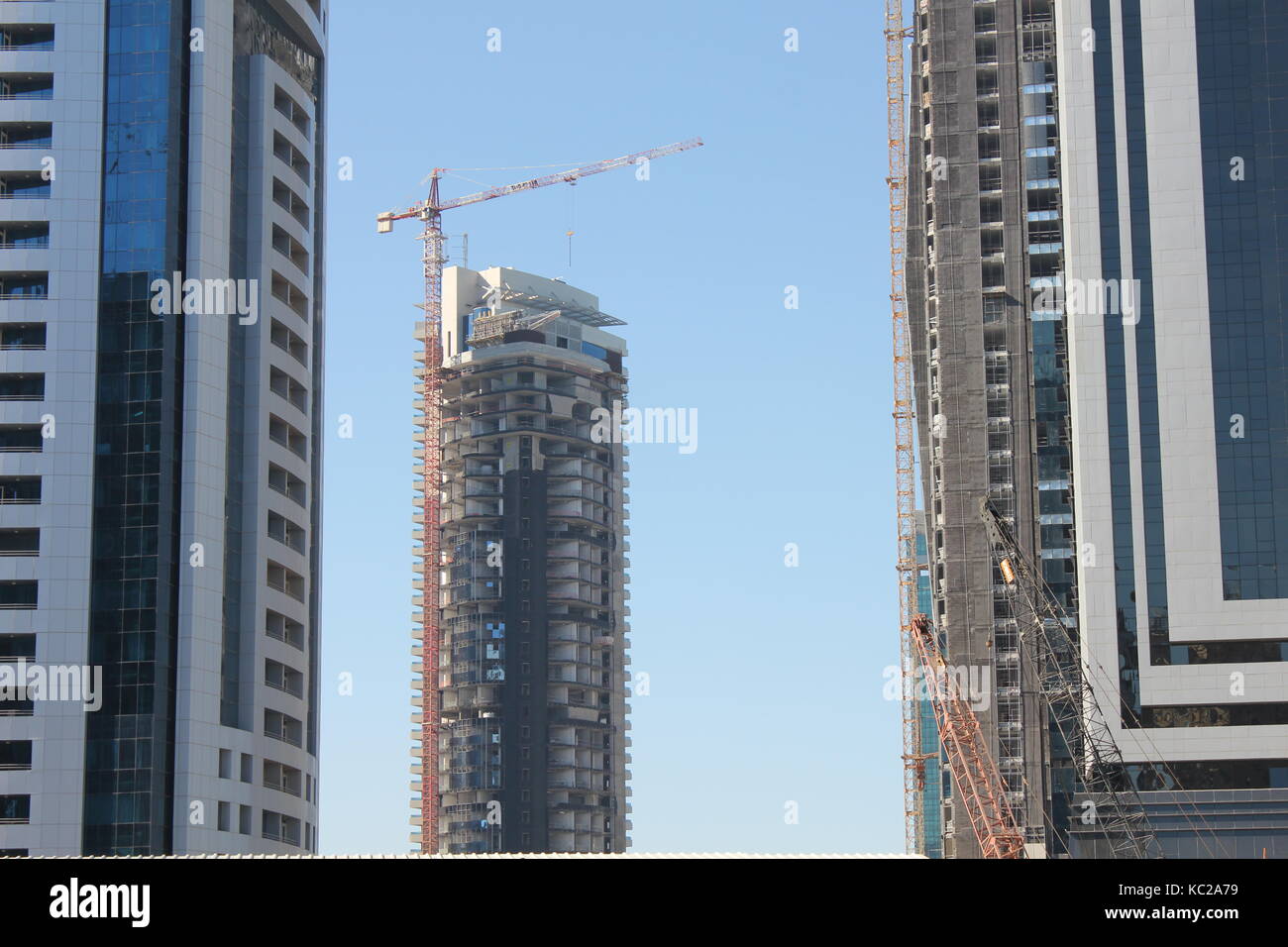 Doha construction, Qatar Stock Photo - Alamy