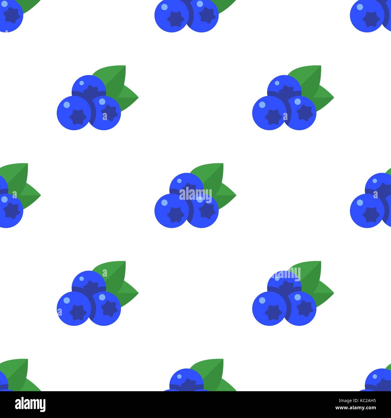seamless pattern with blueberries Stock Vector Image & Art - Alamy