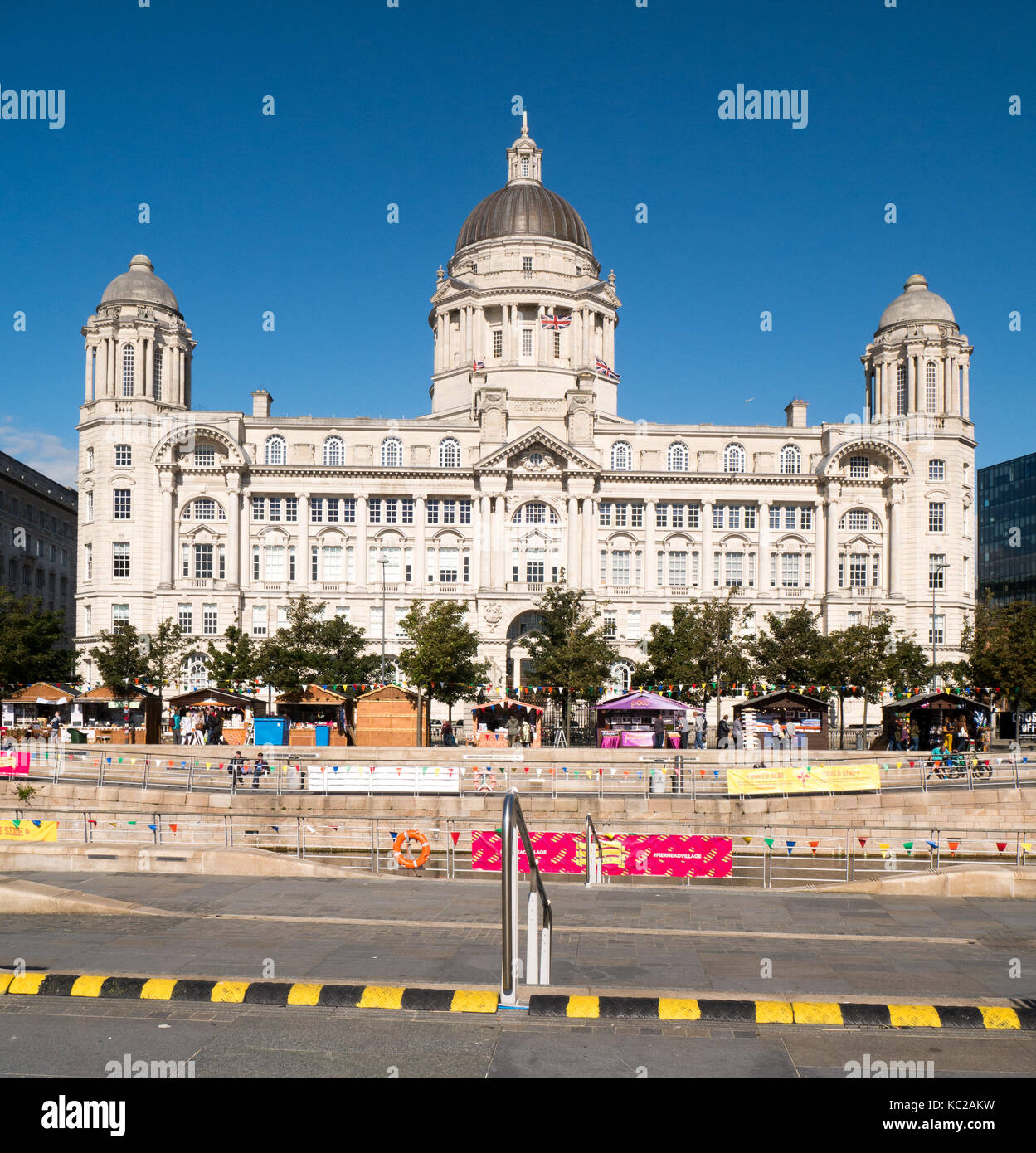 Port of Liverpool Building, Liverpool Stock Photo - Alamy