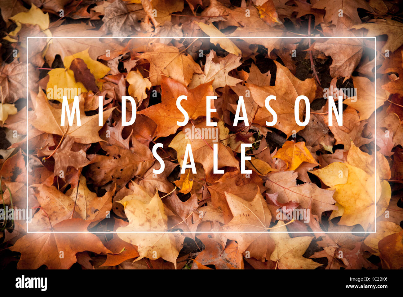 Autumn sales poster hi-res stock photography and images - Alamy