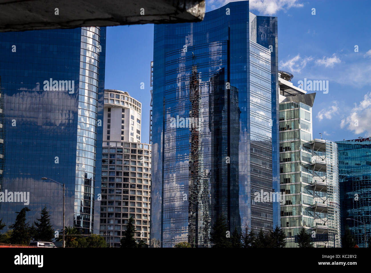 Santa Fe buildings in Mexico City Stock Photo - Alamy