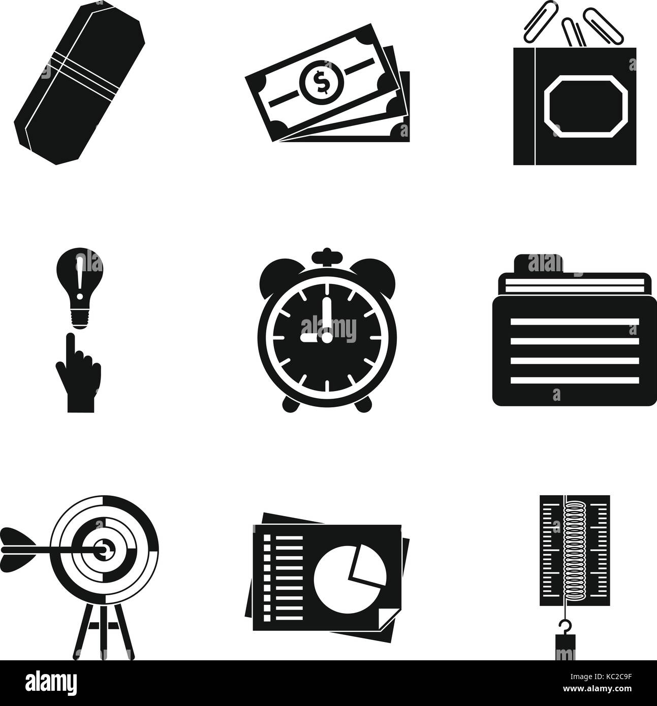 Register icons set, simple style Stock Vector Image & Art - Alamy