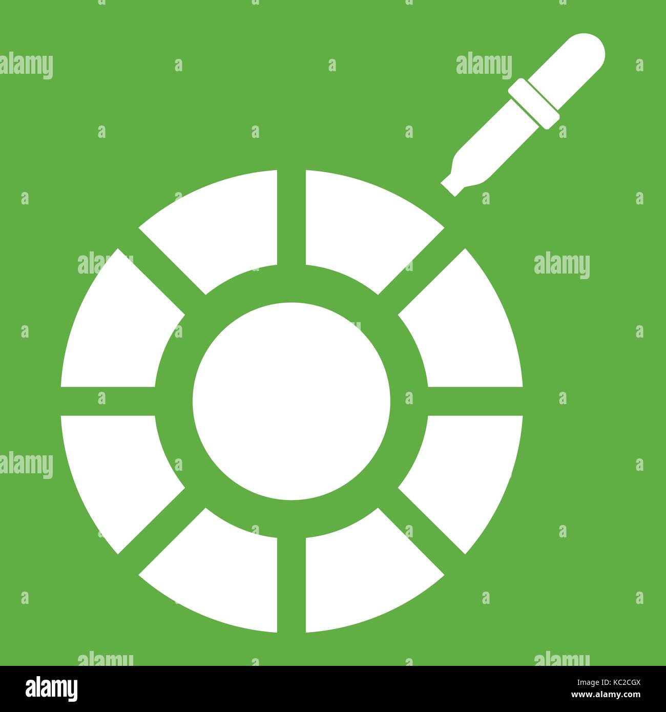 Color picker icon green Stock Vector Image & Art - Alamy