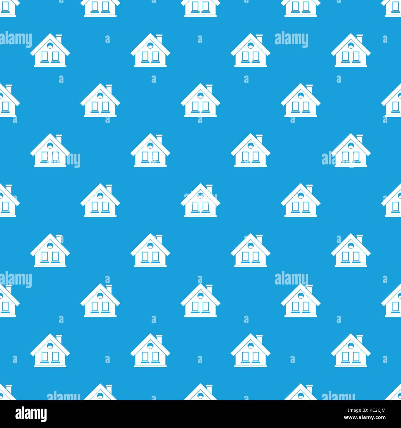 House pattern seamless blue Stock Vector Image & Art - Alamy