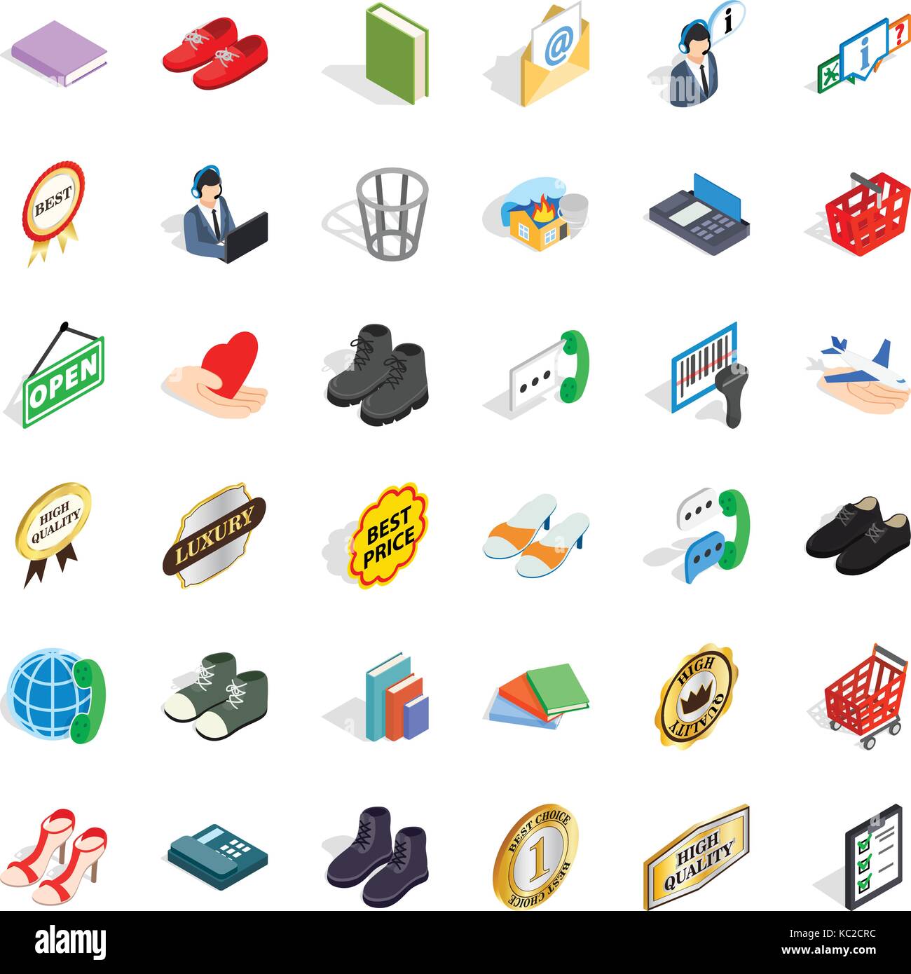 Code icons set, isometric style Stock Vector Image & Art - Alamy