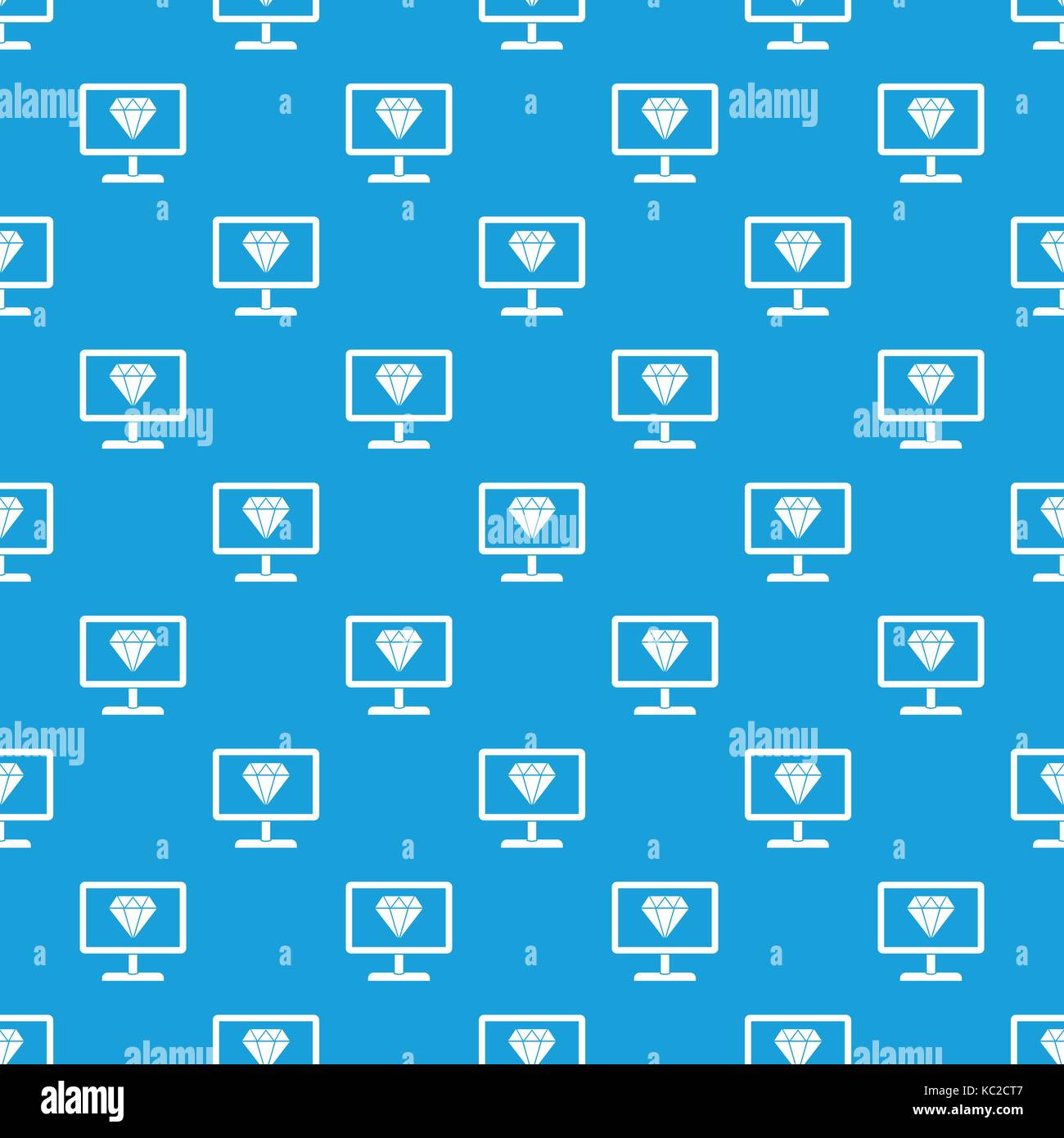 Screen with diamond pattern seamless blue Stock Vector Image & Art - Alamy