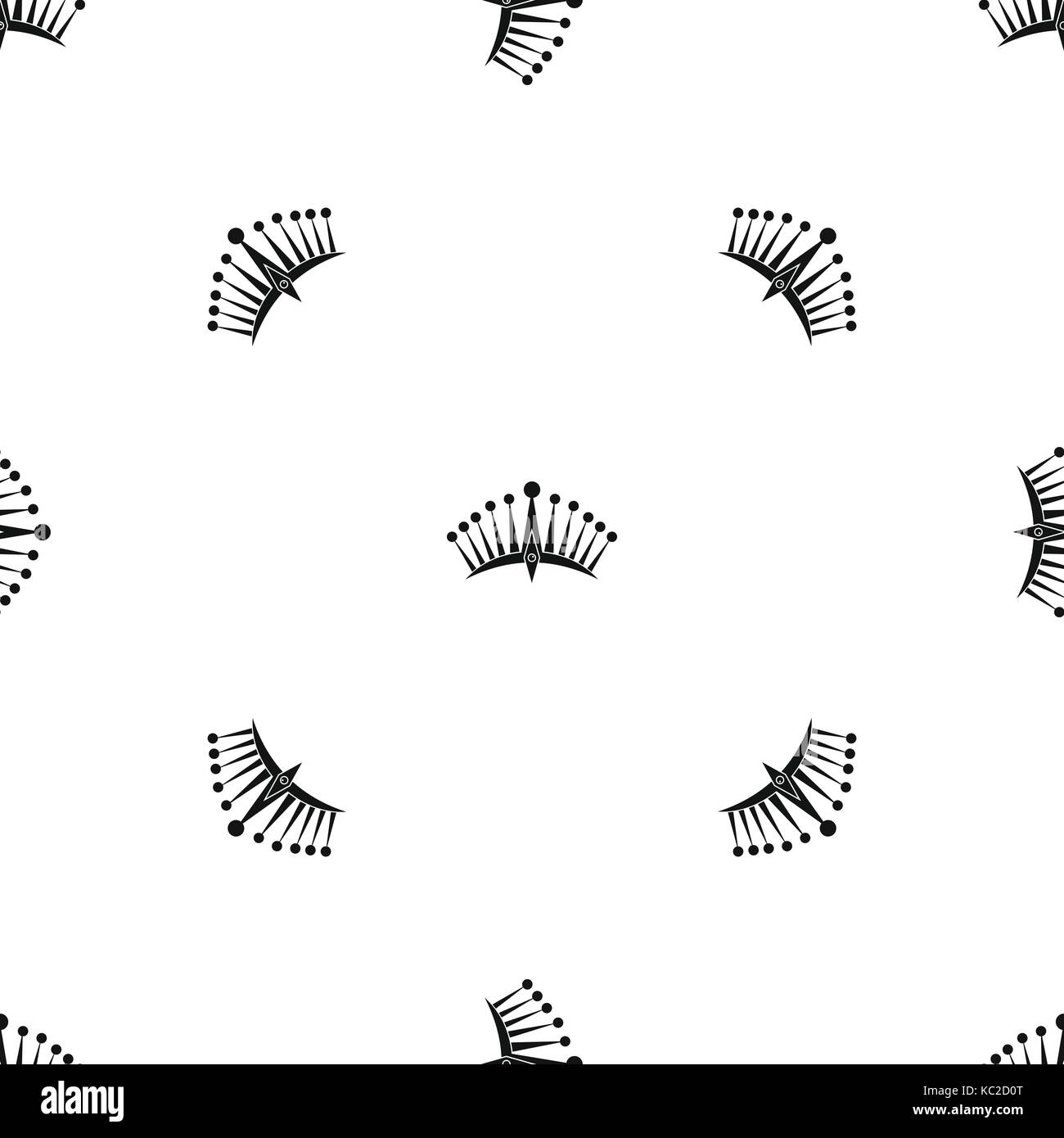 Big crown pattern seamless black Stock Vector Image & Art - Alamy
