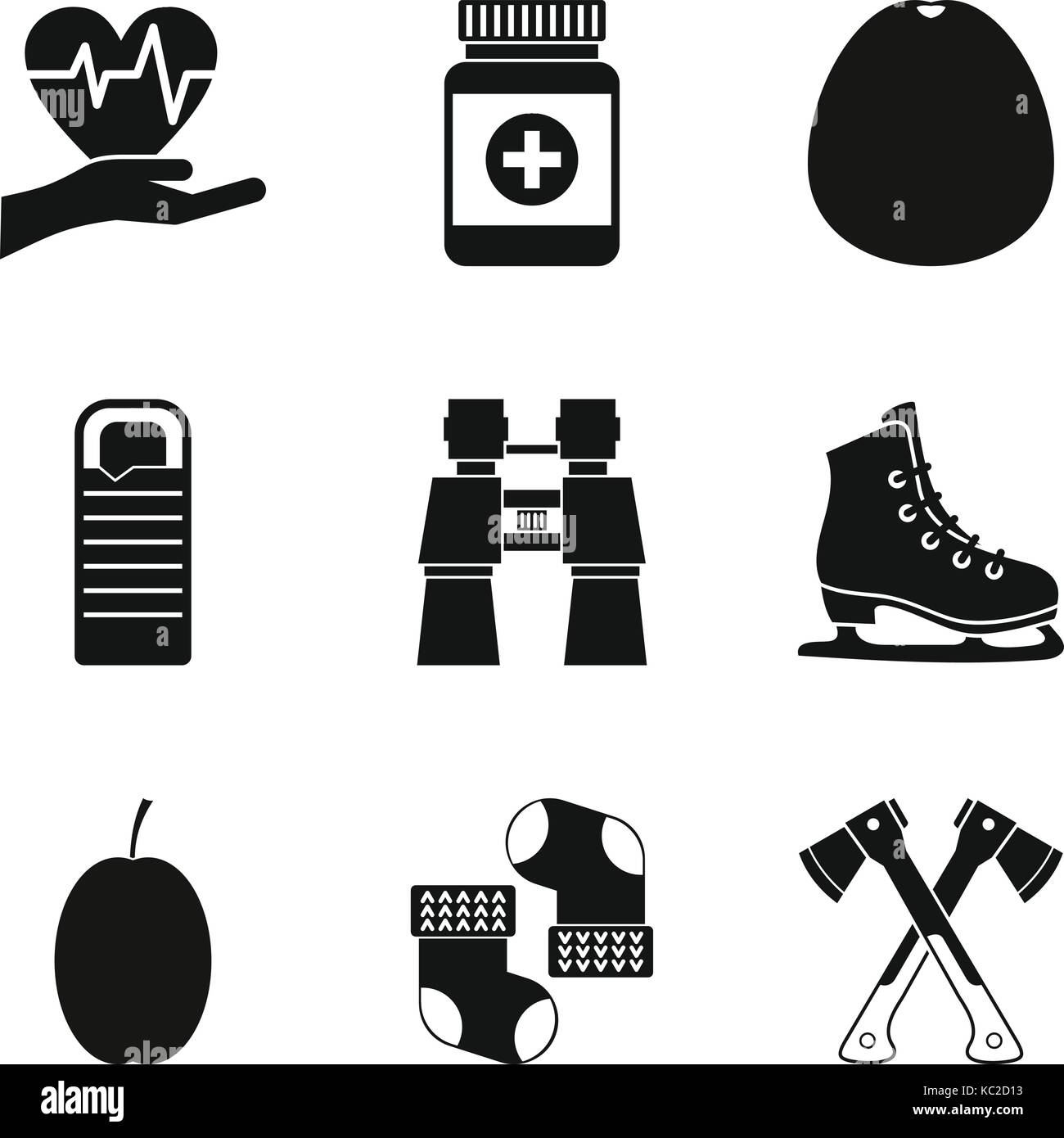 Rehabilitation icons set, simple style Stock Vector Image & Art - Alamy