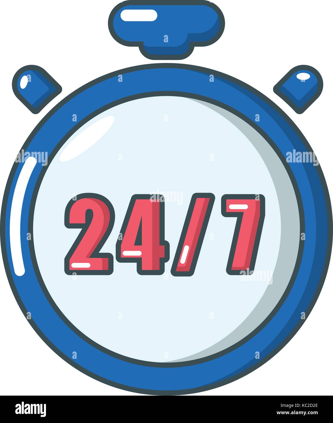 Stopwatch icon, cartoon style Stock Vector Image & Art - Alamy