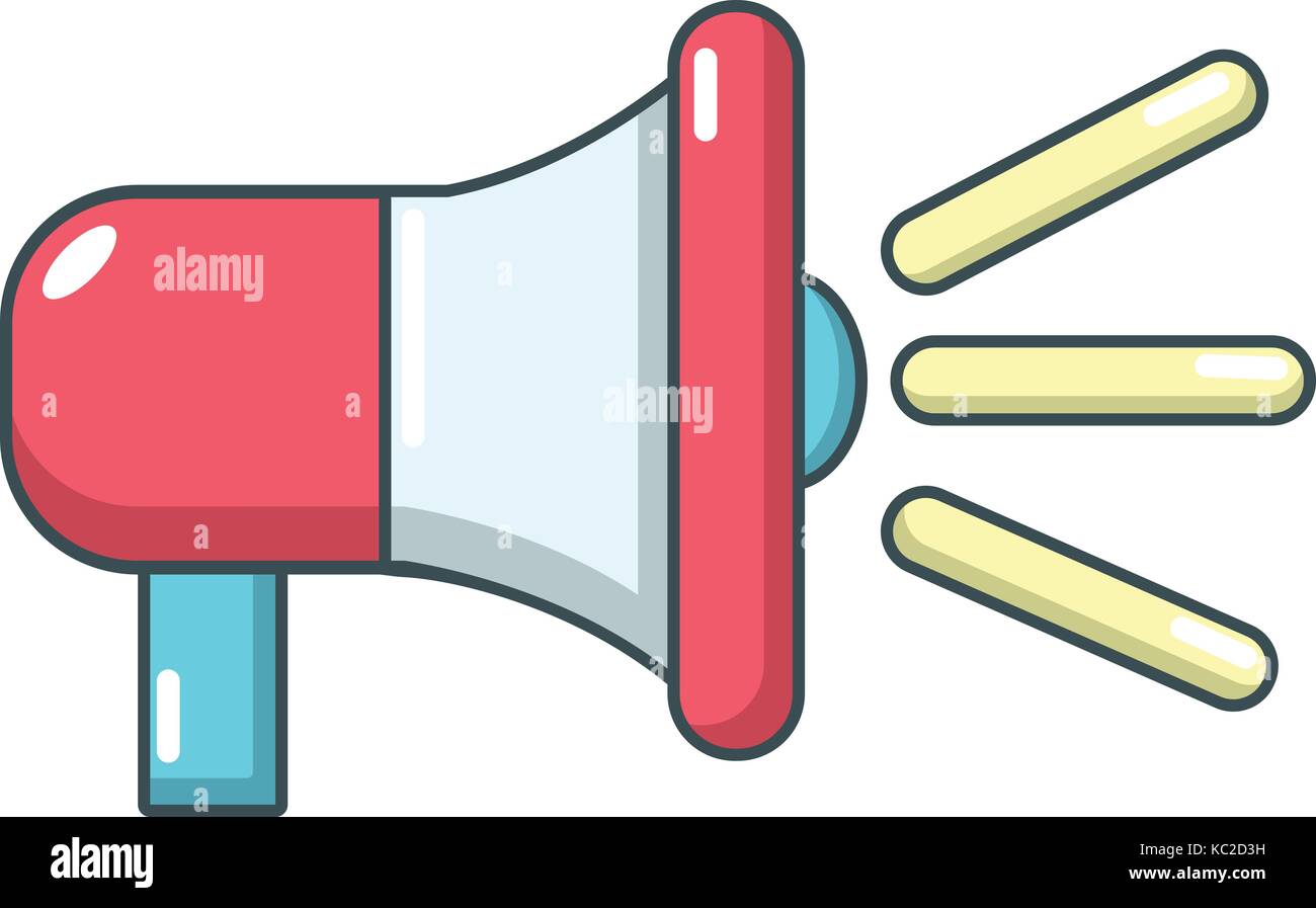 Megaphone icon, cartoon style Stock Vector Image & Art - Alamy