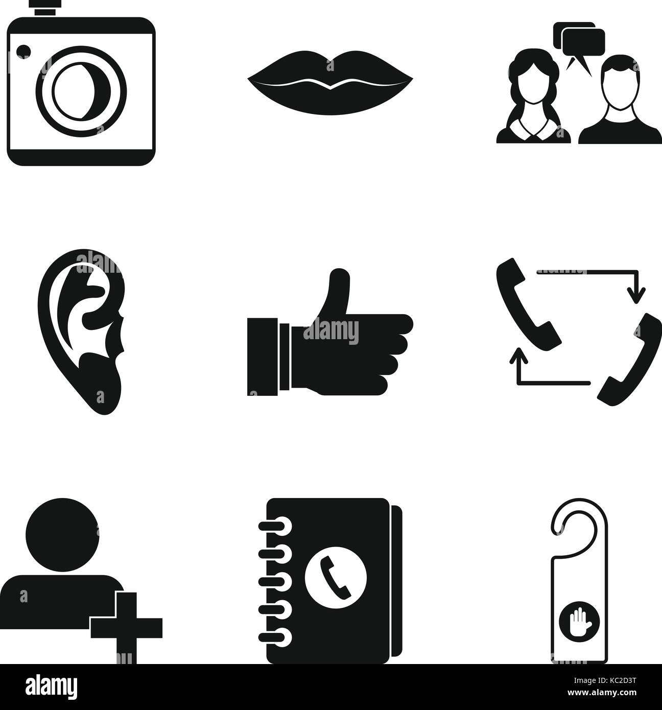 Cell phone recording Stock Vector Images - Alamy