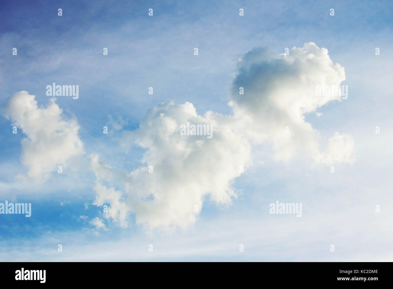 Clouds on the sky with animal of shapes Stock Photo - Alamy