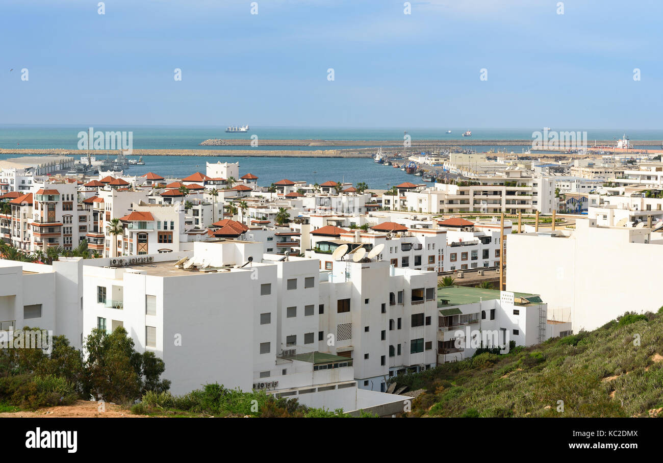 View of Marina in Agadir city, Morocco Stock Photo - Alamy