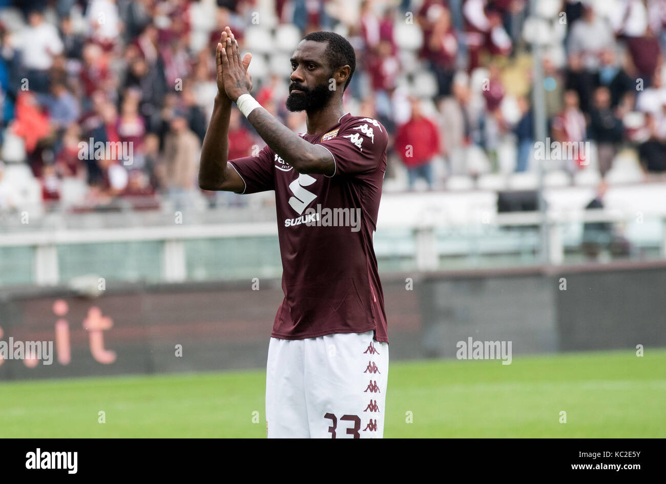 Turin, Stadio Olimpico Grande Torino Italy 1st october 2017. Nicolas ...