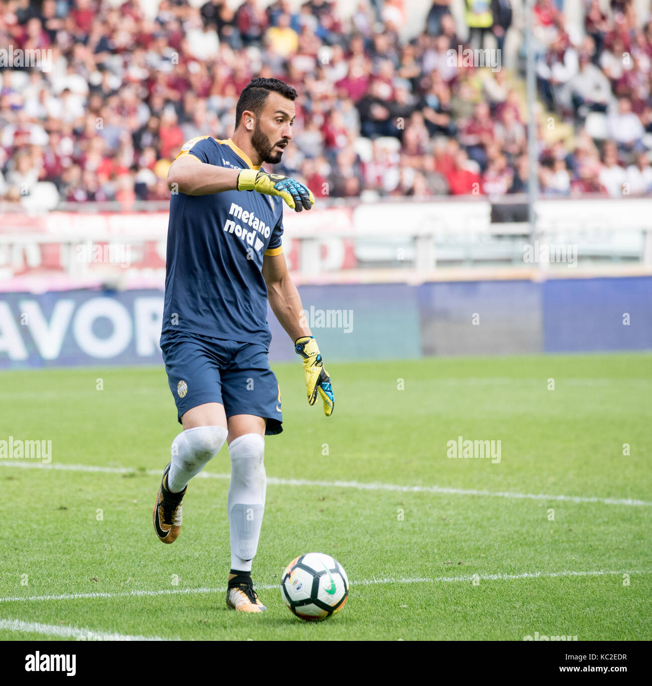 Turin, Stadio Olimpico Grande Torino Italy 1st october 2017. Nicolas ...