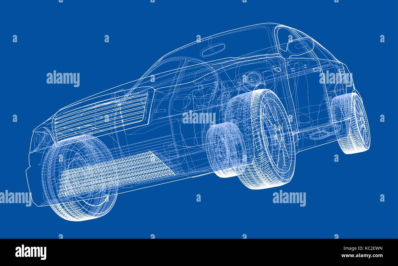 Concept car. Vector Stock Vector Image & Art - Alamy