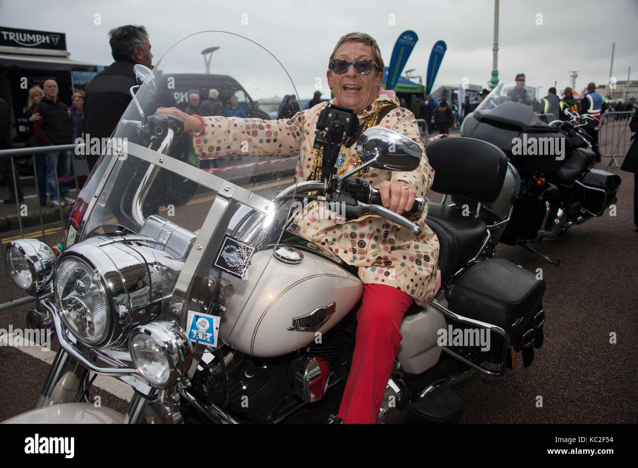 Brightona 2017 the annual charity motorcycle rally on Madeira Drive ...