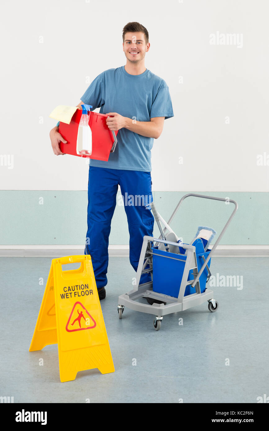 Professional cleaning service male worker hi-res stock photography and ...