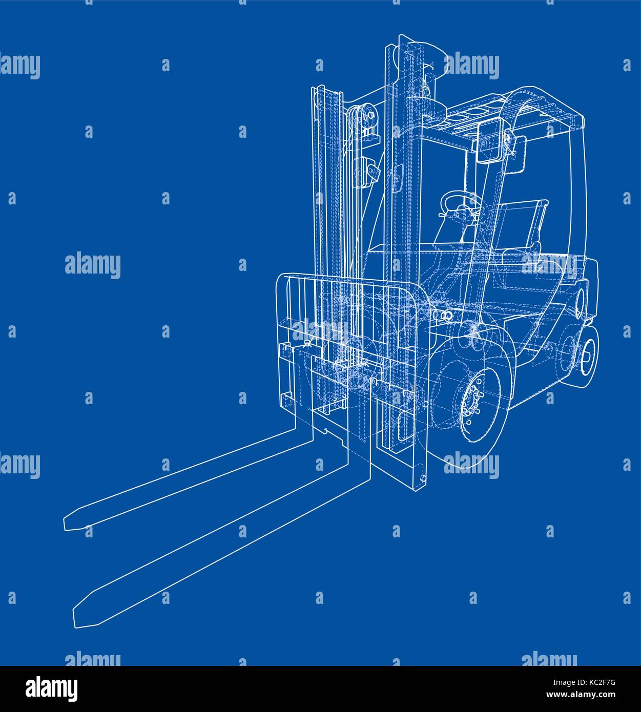 Forklift concept. Vector Stock Vector Image & Art - Alamy