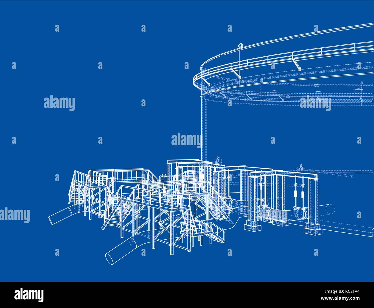Oil storage tank. Vector Stock Vector Image & Art - Alamy
