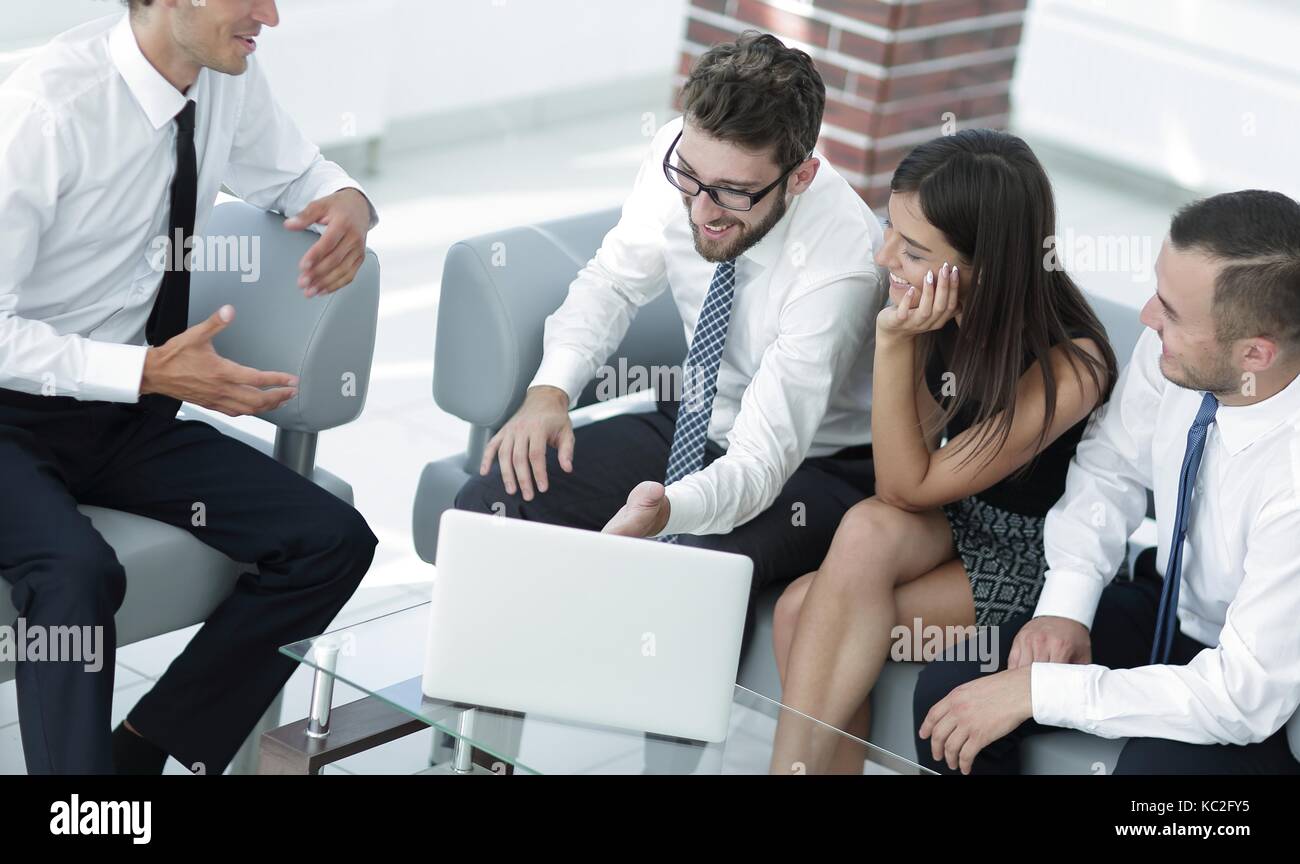 Manager and business team discussing business issues Stock Photo - Alamy