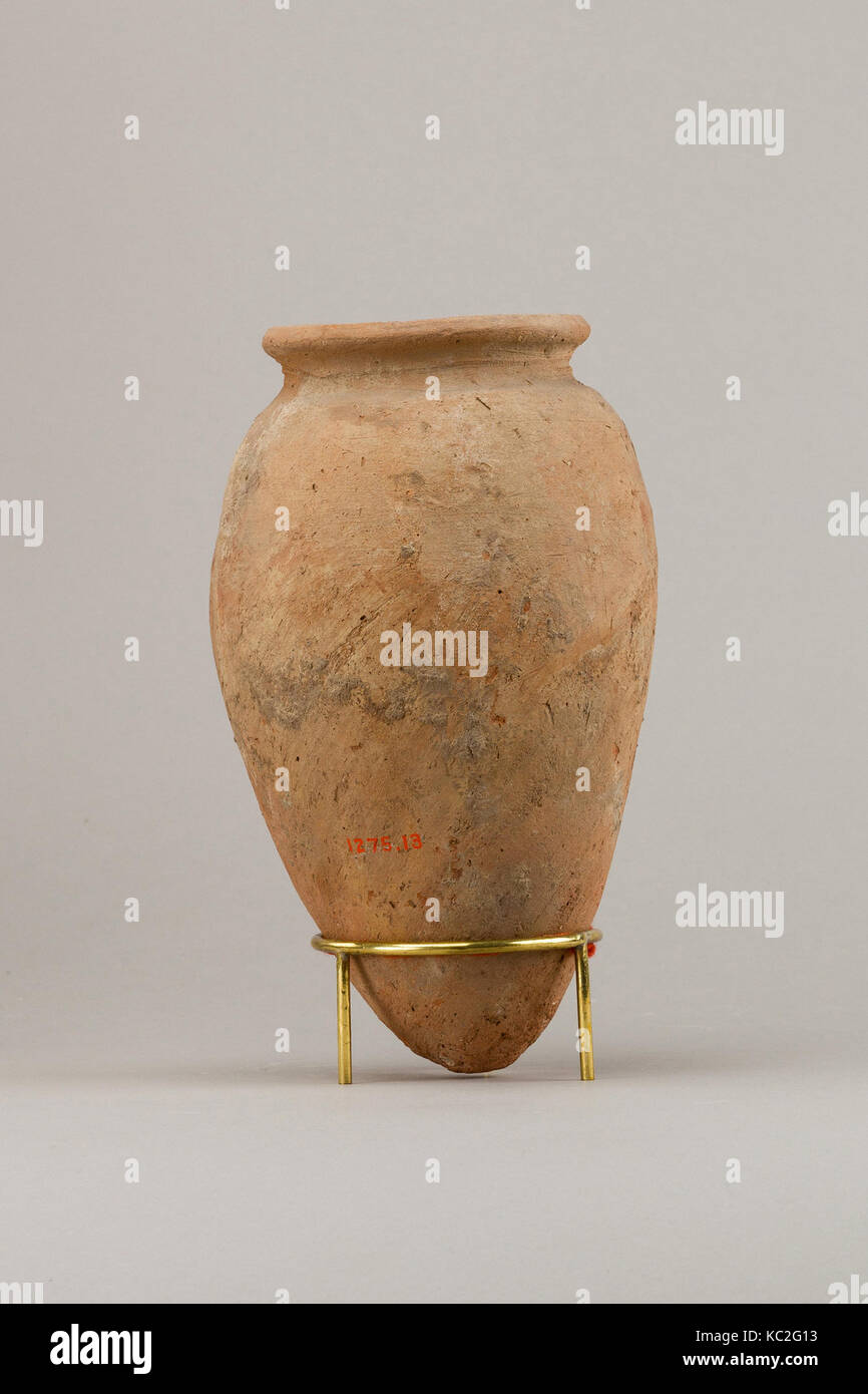 Rough ware jar, Early Dynastic Period, Dynasty 1, ca. 2960–2770 B.C ...