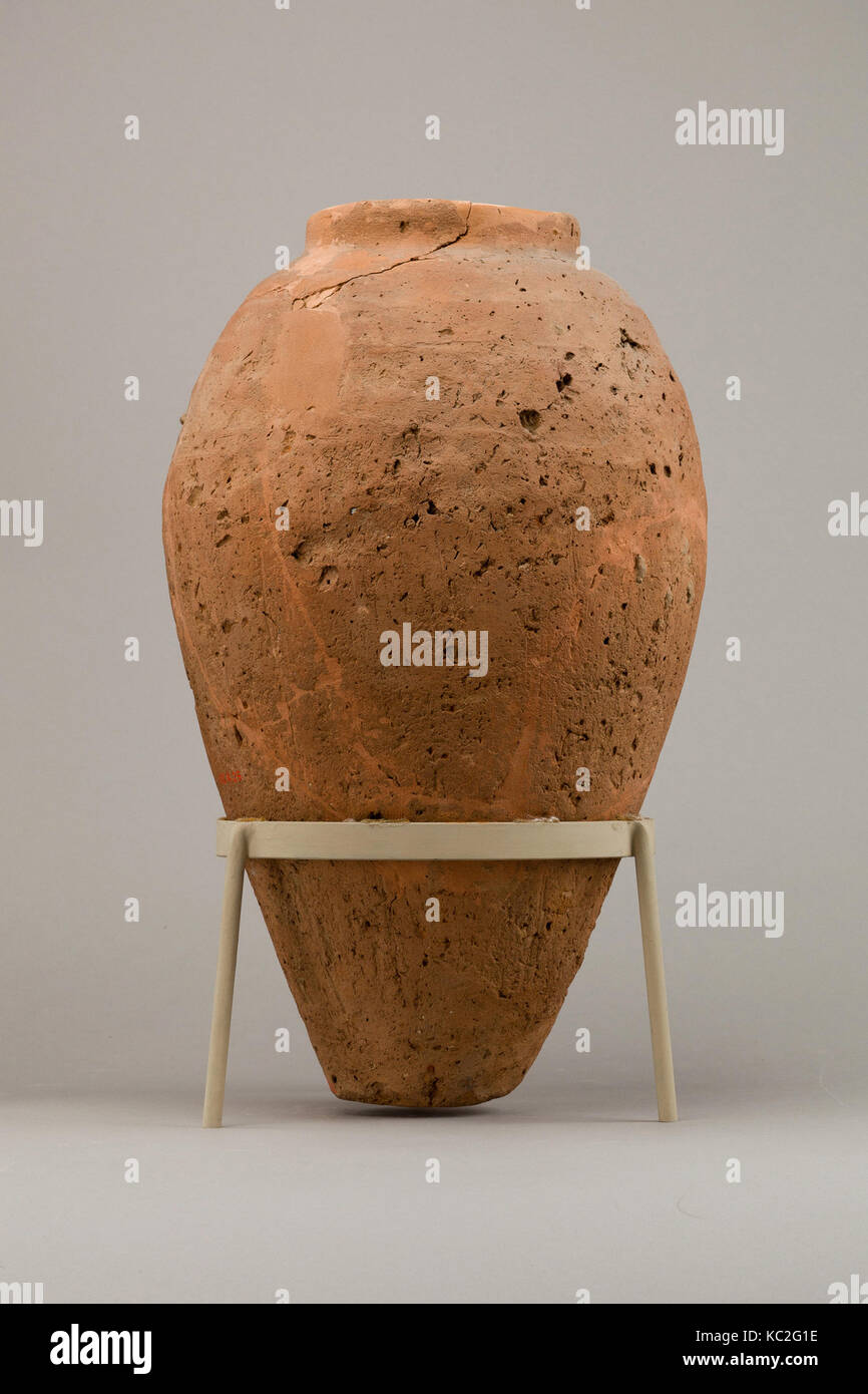 Rough ware jar, Early Dynastic Period, Dynasty 1, ca. 2960–2770 B.C ...