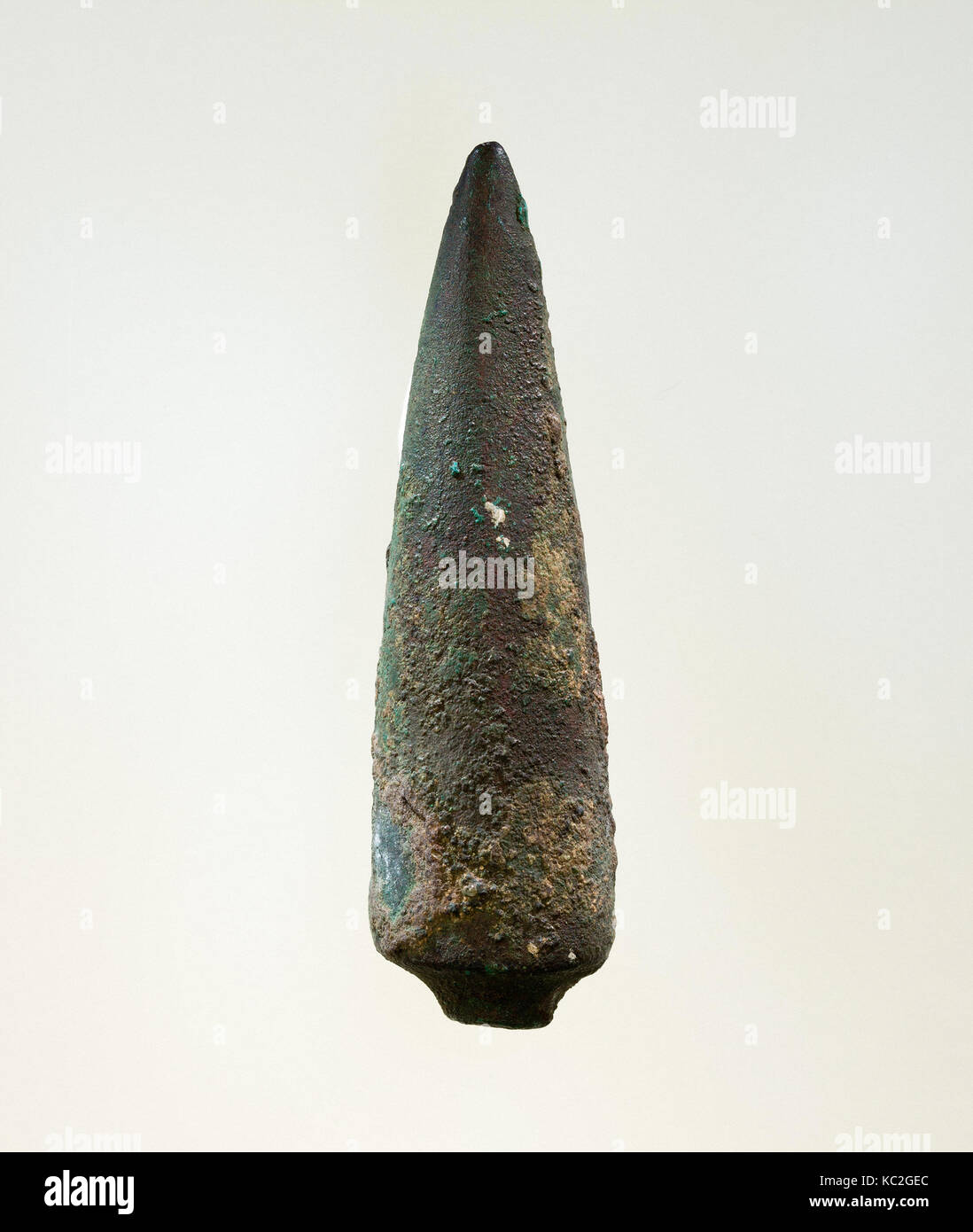 Lotus ornament, Roman Period, 30 B.C.–A.D. 364, From Egypt, Copper ...