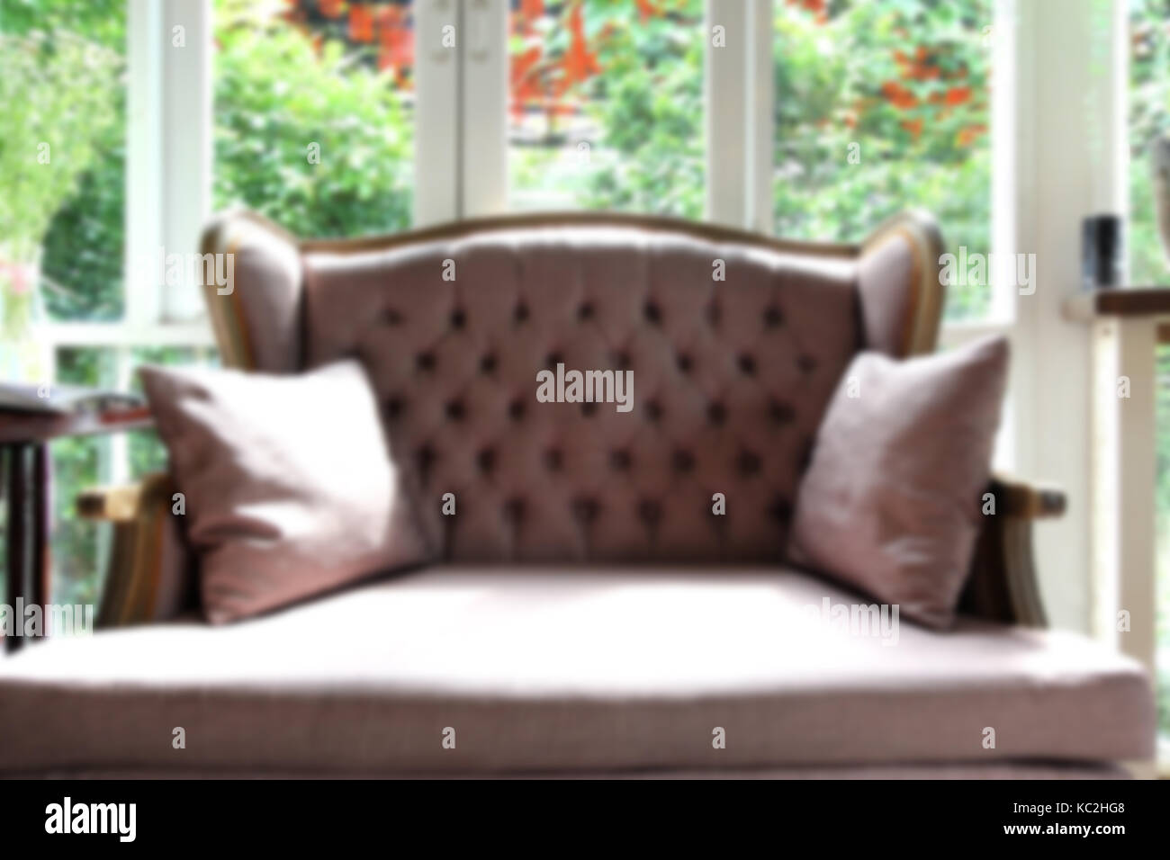 Blurred living room background furniture hi-res stock photography and ...
