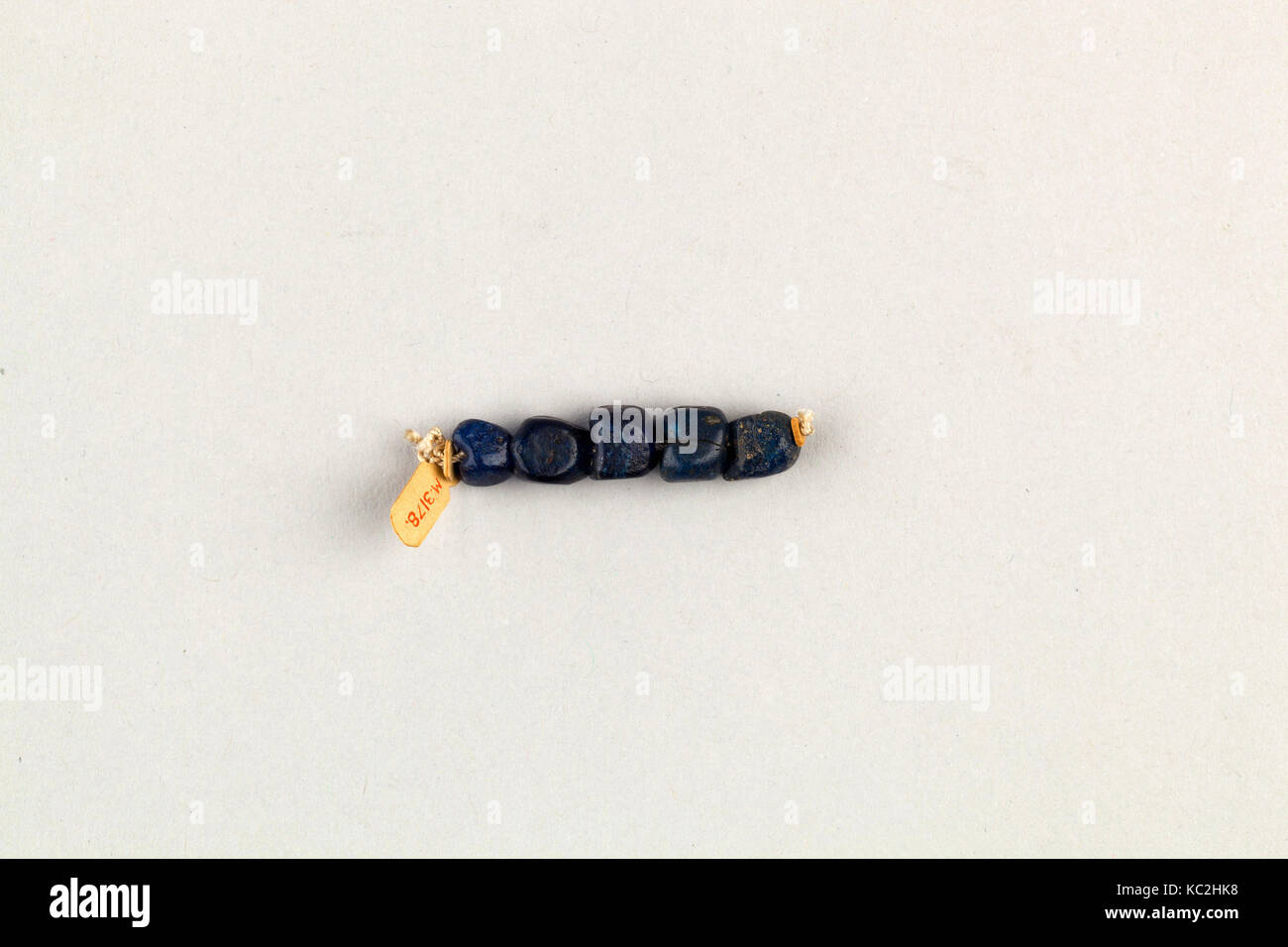 String of 5 four-sided beads, Roman Period, 30 B.C.–A.D. 364, From ...