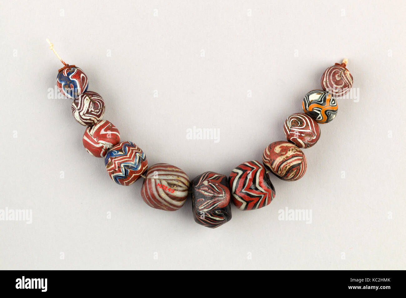 String of 11 beads, Roman Period or later, 30 B.C.–A.D. 364, From Egypt ...