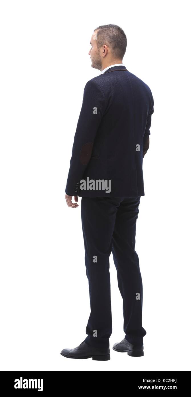 side view.portrait of a successful businessman Stock Photo - Alamy