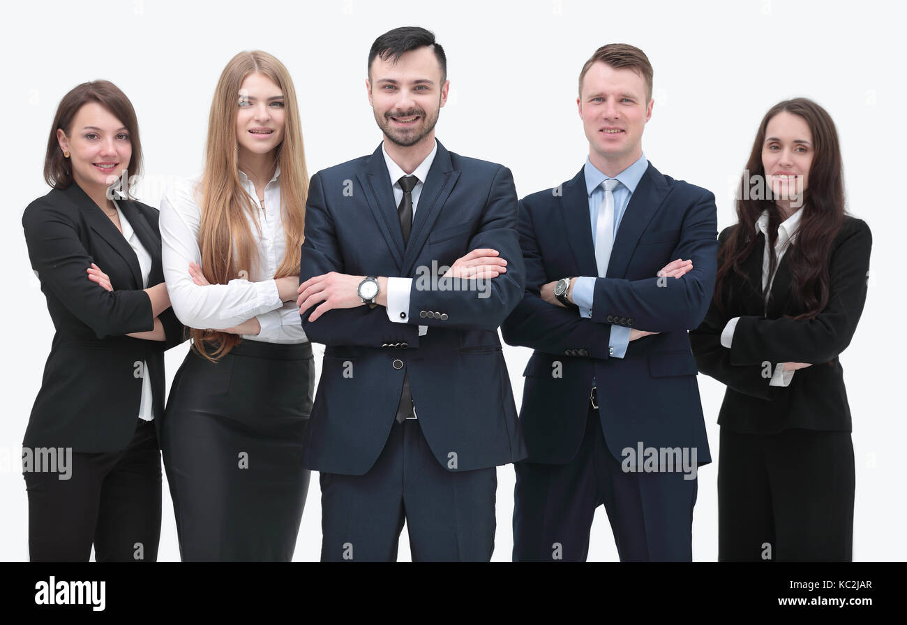 leader and successful business team Stock Photo - Alamy