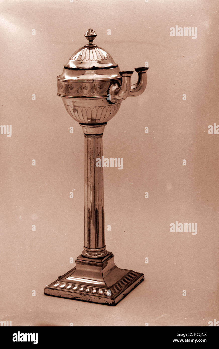 Oil Lamp, 1790–1800, Made in South Yorkshire, Sheffield, England ...