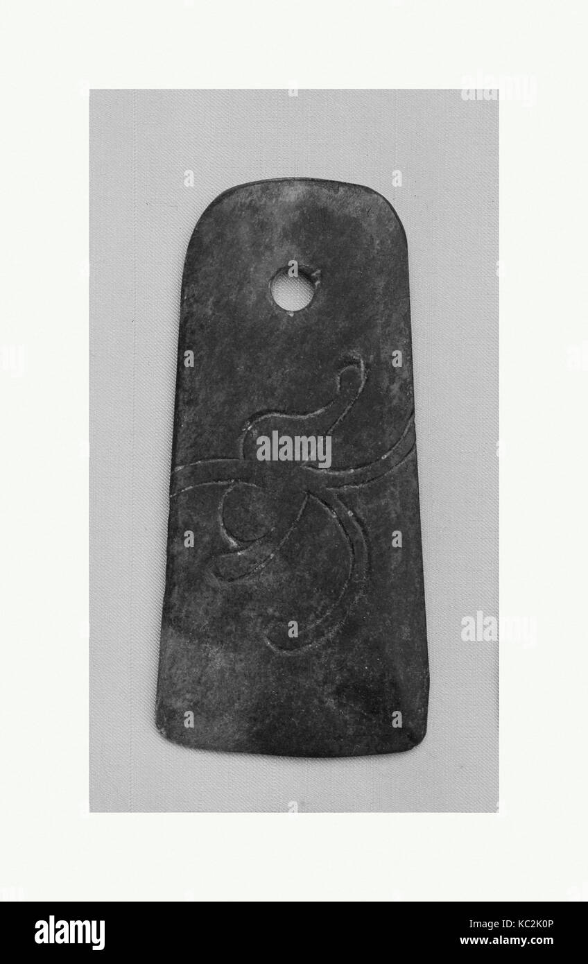 Chisel, Han dynasty (206 B.C.–A.D. 220) or later, China, Jade, H. 3 in ...