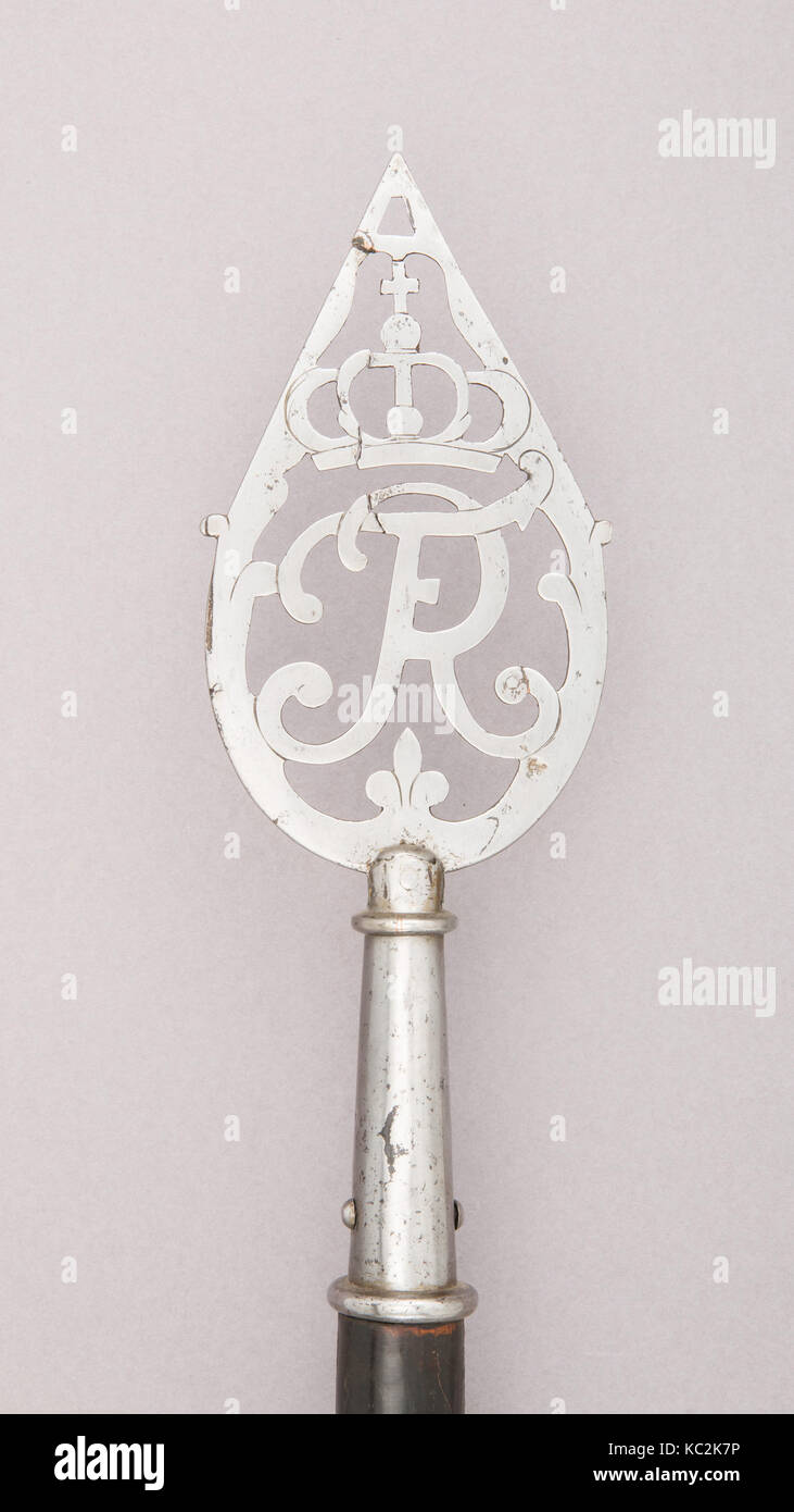 Head of a Banner Staff, 18th century, German (Prussian) or Italian ...